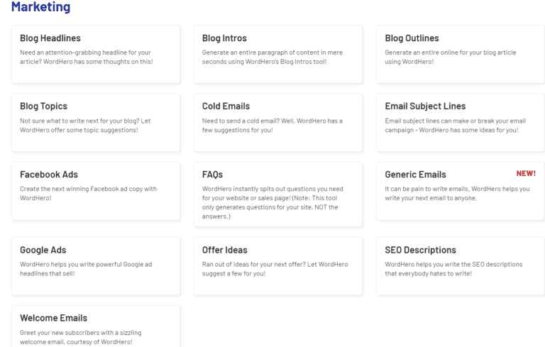 WordHero Review: AI Writing Tool - TangledTech