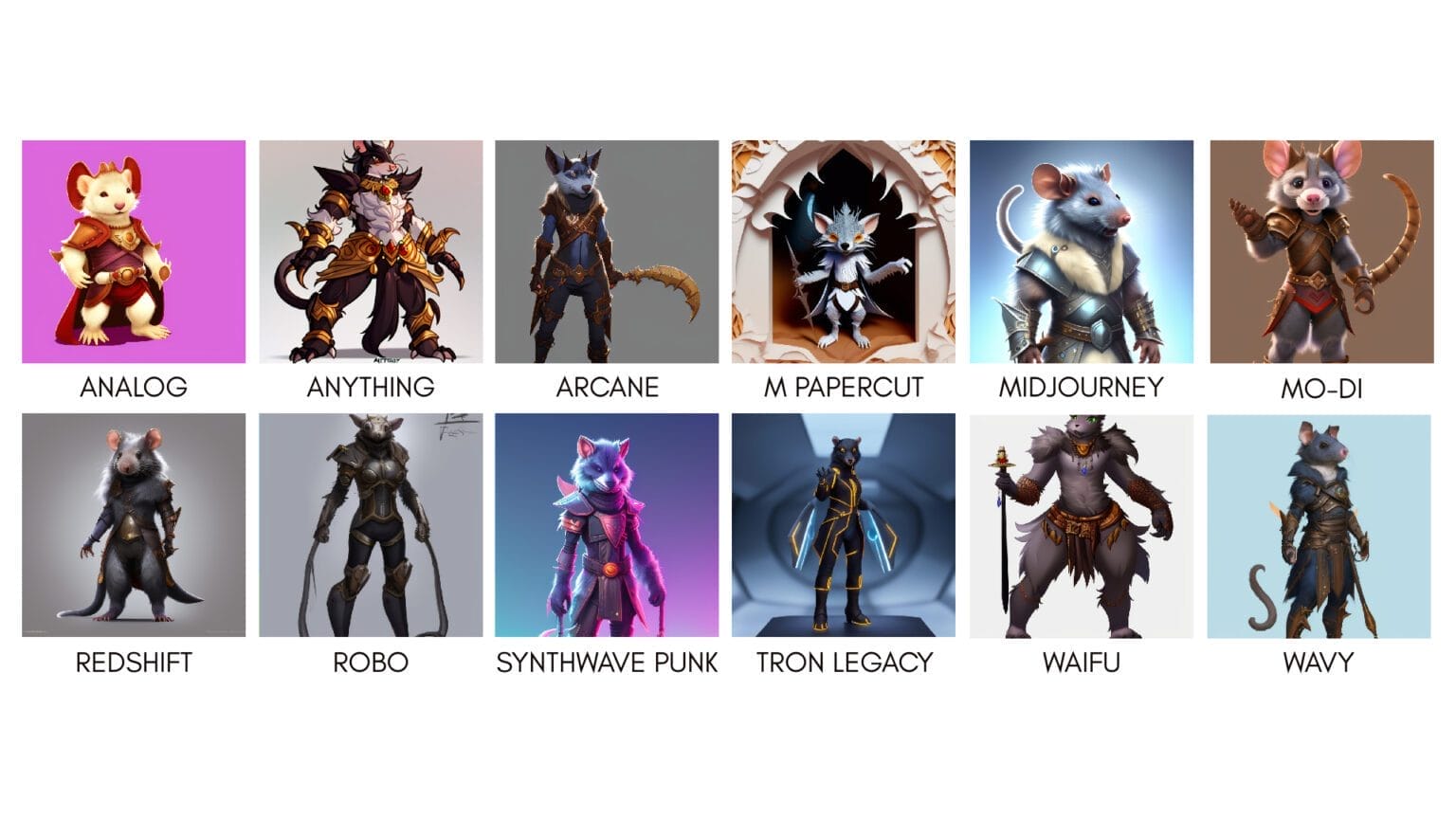 Stable Diffusion Custom Models Compared in Supermachine - TangledTech